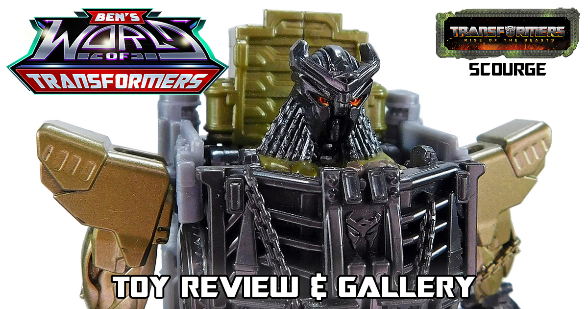 "Rise of the Beasts" Battle Changer Scourte Toy Review | Ben's World of Transformers