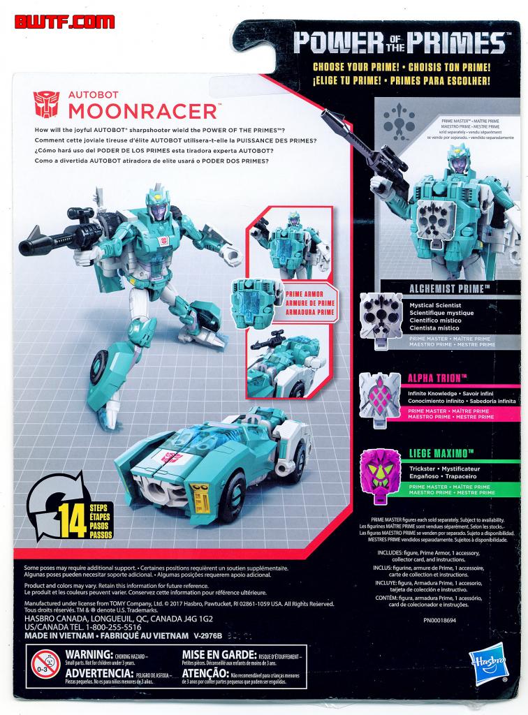 "Generations" Power of the Primes Moonracer Toy Review | Ben's World of ...