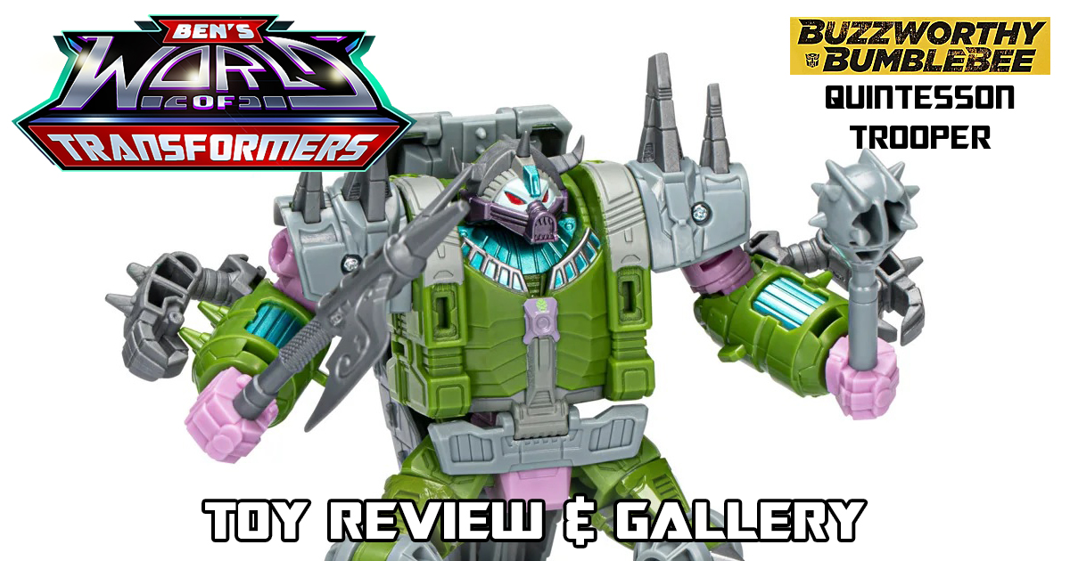 "Generations" Buzzworthy Bumblebee Quintesson Trooper Toy Review | Ben ...
