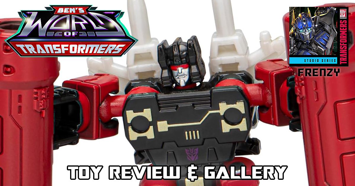 "Studio Series 86" Frenzy Toy Review | Ben's World of Transformers